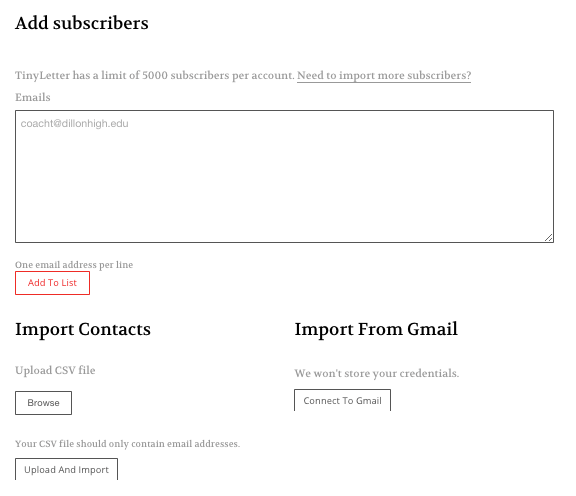 TinyLetter makes email marketing about the email - Inman