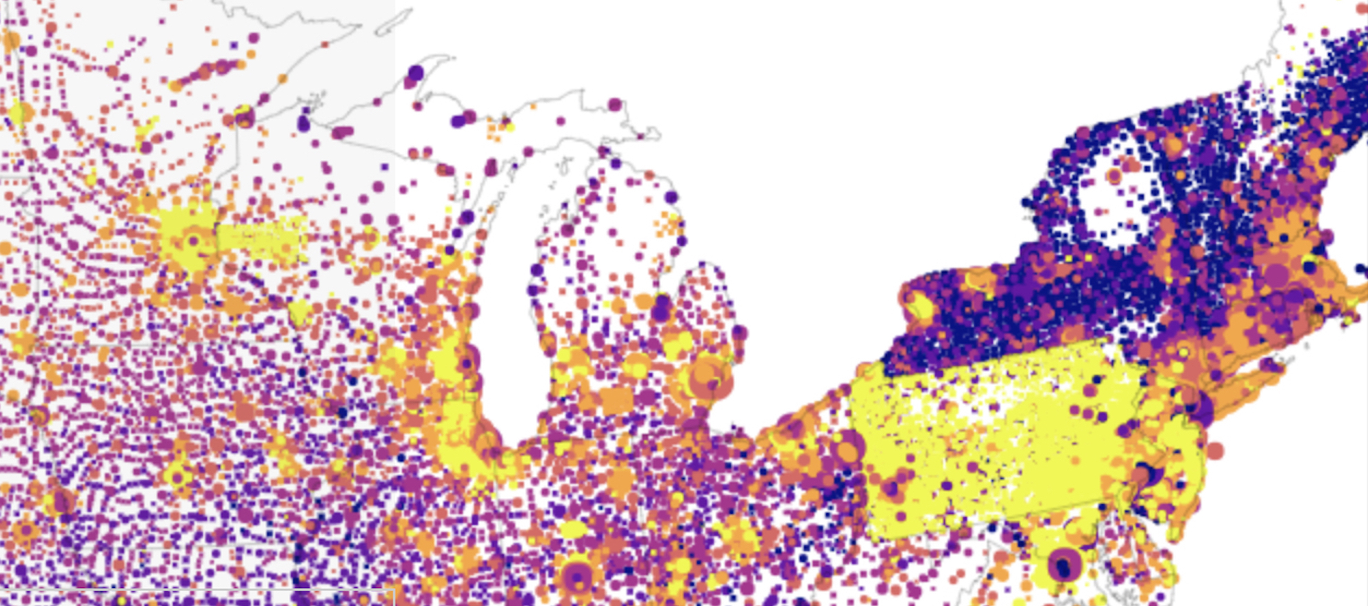 Fascinating Map Shows How the U.S. Grew and Moved Over Time - Inman