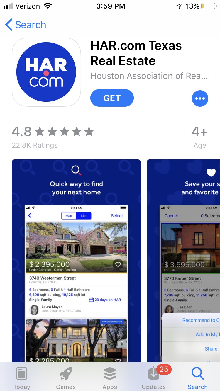 HAR.com And NTREIS Now Offering Popular App To 73K Realtors For Free ...
