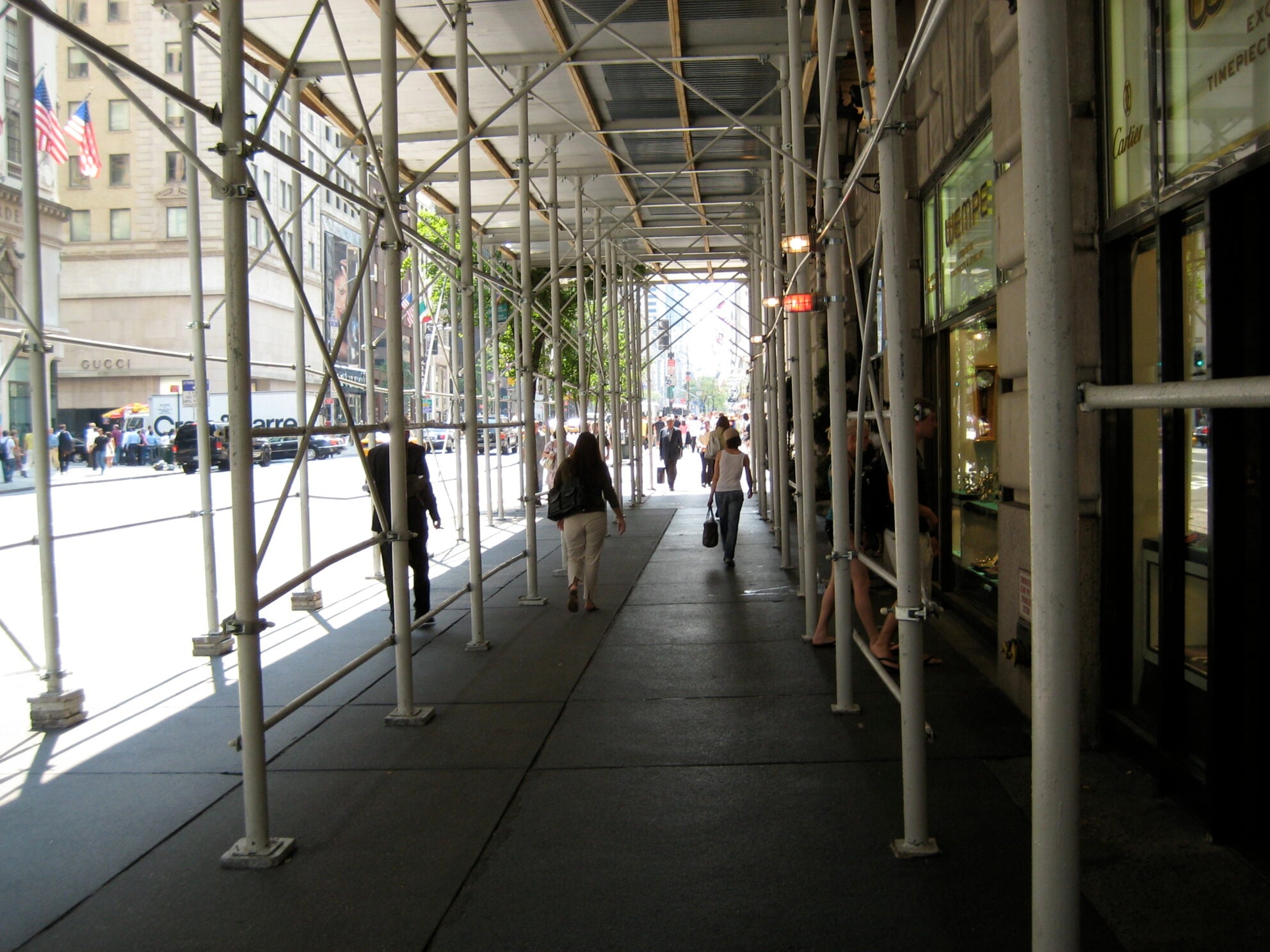 Shrouded in steel: Scourge of New York City scaffolding turns 40 - Inman
