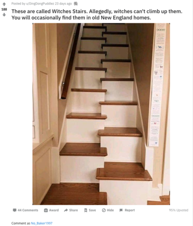 Witches Stairs Found on Zillow Sends Social Media Afflutter | Inman - Inman