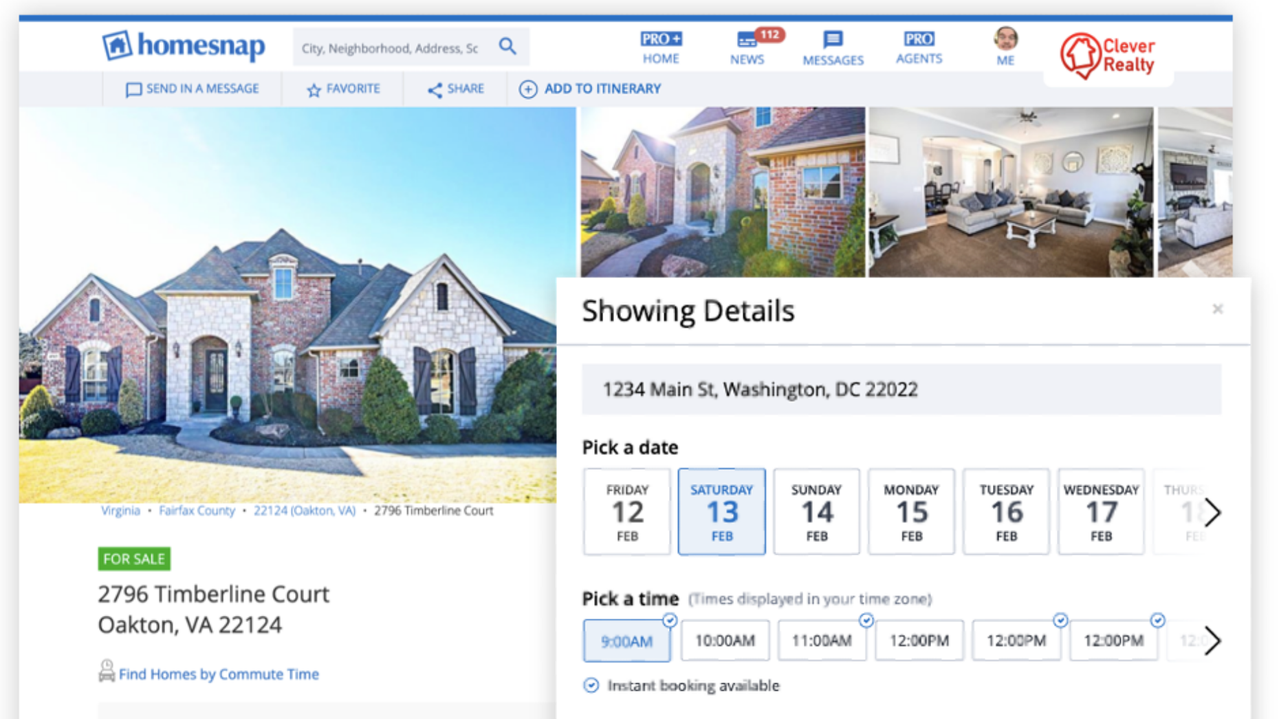 Taking Aim At Zillow Again, CoStar's Homesnap Unveils New Showing Tool ...