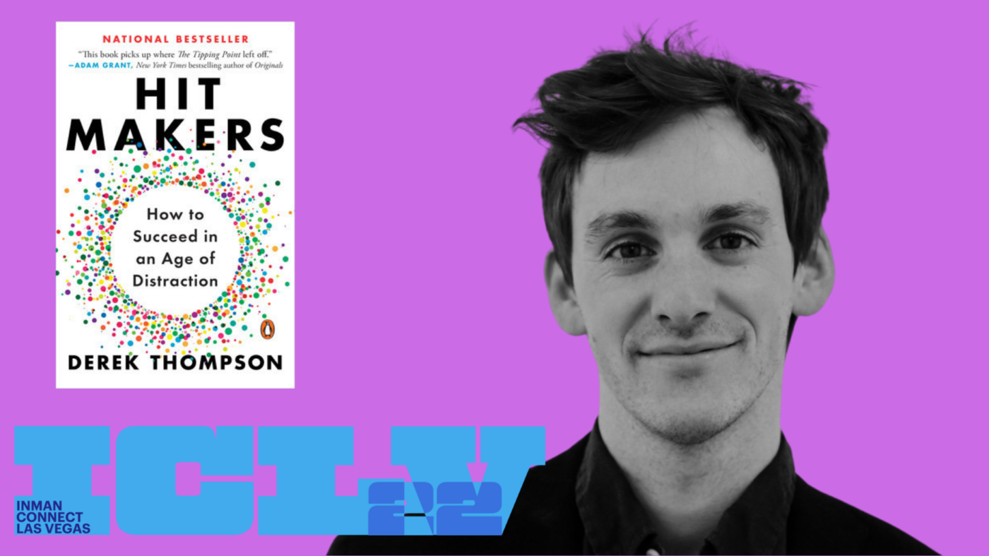 Inman Connect Las Vegas featured speaker: author Derek Thompson - Inman